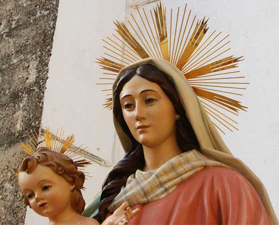 Il restauro della raggiera della madonna - www.progettoliturgico.it